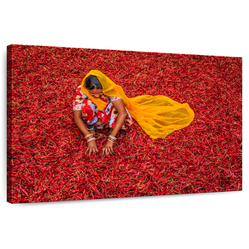 Ebern Designs Yarlin Indian Chili Peppers | Wayfair